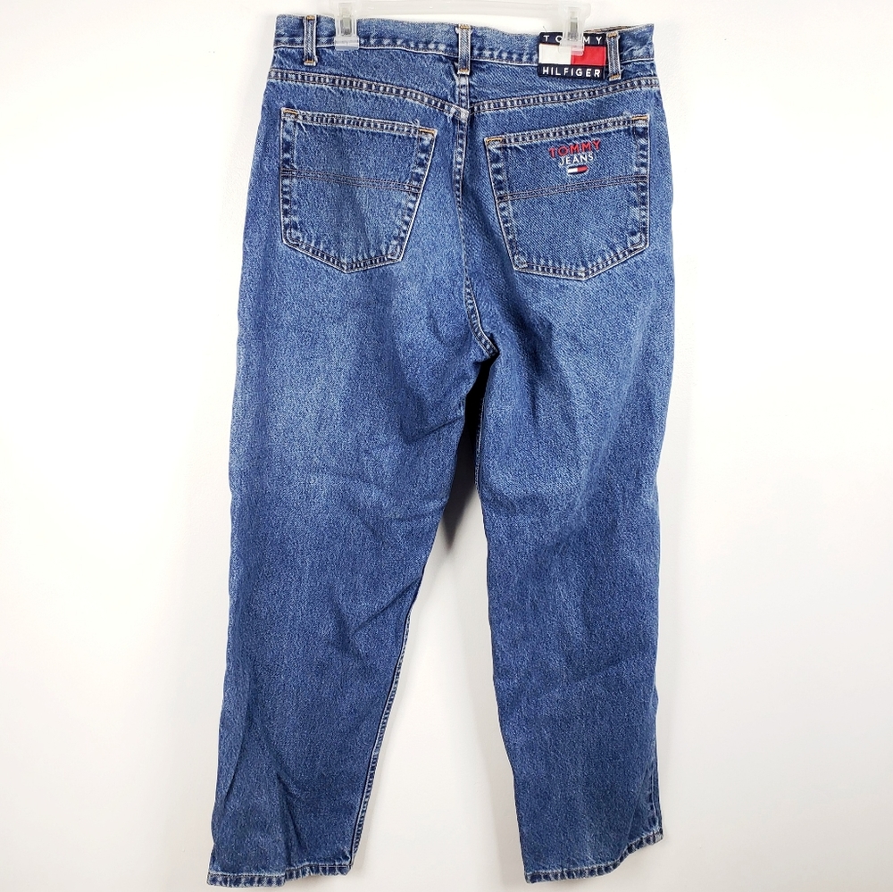 Vtg Tommy Hilfiger Y2k Tommy Jeans Freedom Medium Was… - Gem